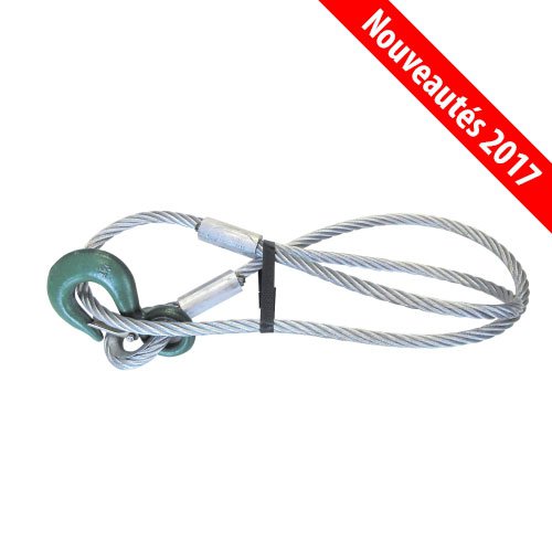 Elingue 1 cosse 1 crochet - Treuils, palans, monte-matériaux ...