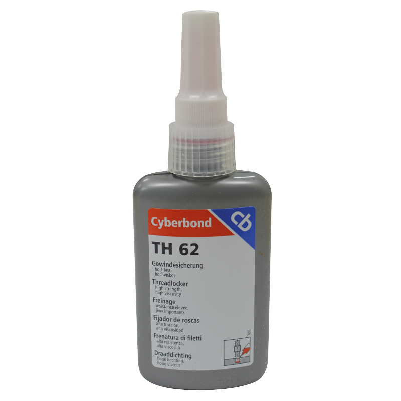 Colle anaérobie freinage filetage forte rouge 50g Cyberbond TH 62 - Collage